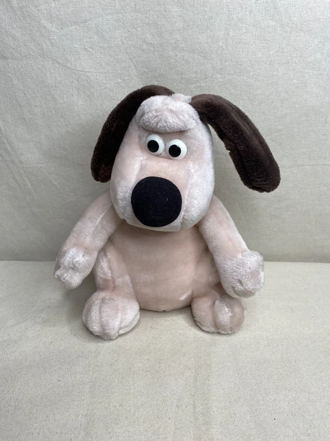 WALLACE & GROMIT Plush Teddy Bear Toy TV Show Stuffed 10" Tall HAS SUN ...