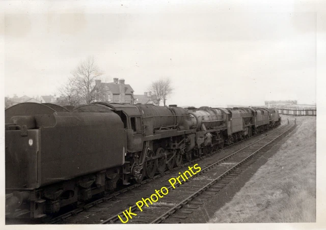 RAILWAY PHOTO 6X4 BR Std 9F 2-10-0 92020 scrap siding Shrewesbury Shed ...