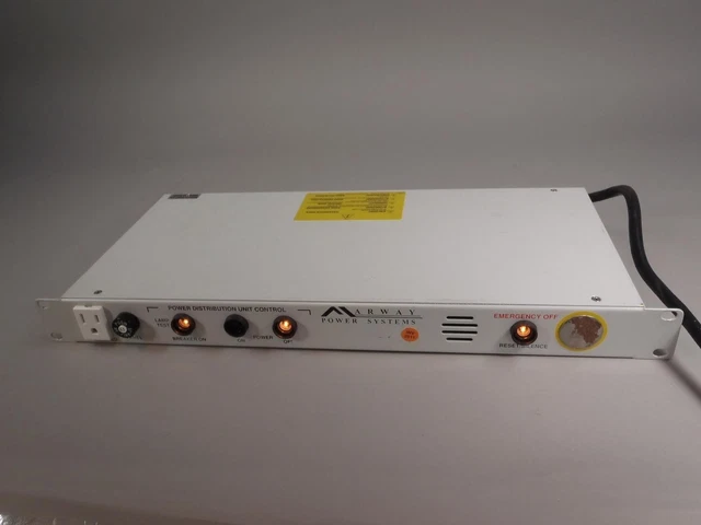 MARWAY POWER SYSTEMS UCP 3500-001 Universal Bedienfeld Stromverteilung EUR 55,09 - PicClick DE