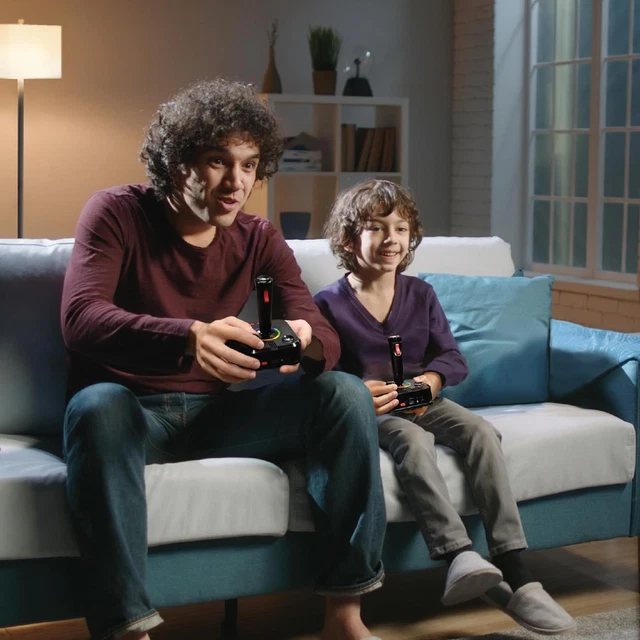 MY ARCADE ATARI GameStation Pro Plug N Play Video Game System 200 Games ...