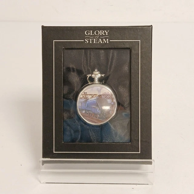 EDITIONS ATLAS COLLECTIONS Automatic Pocket Watch Steam Train 4.2cm ...