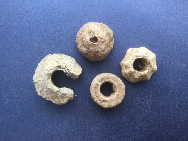 METAL DETECTING FINDS. Roman spindle whorle x 4 £8.50 - PicClick UK