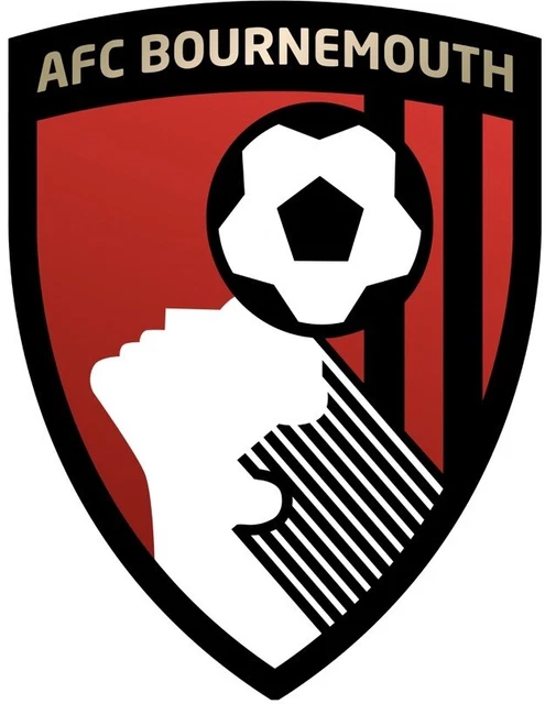 SET OF 5 Bournemouth Football Club Crest Iron On PFor Fabric Materia £5 ...