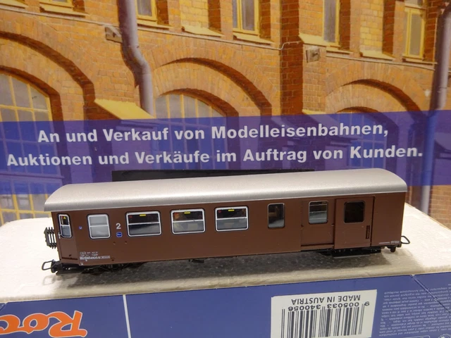 ROCO 34005 GEPÄCK / Personenwagen 2 Klasse ÖBB Spur H0e CE/235 EUR 33 ...