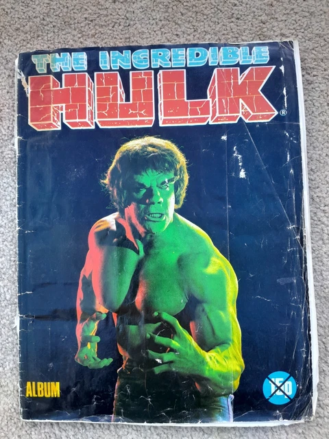 THE INCREDIBLE HULK 1979 sticker album-COMPLETE and SUPER RARE (Weight ...