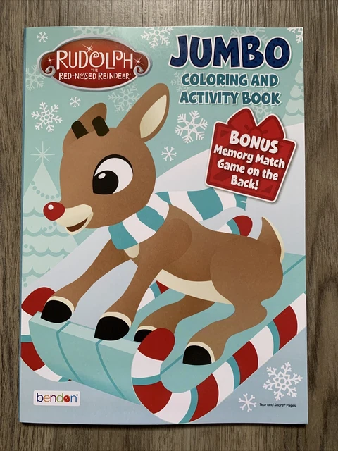 RUDOLPH THE RED Nosed Reindeer Coloring & Activity Book Christmas ...