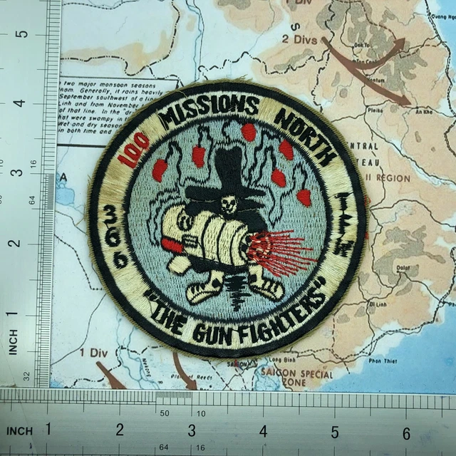 PATCH , USAF 366th TACTICAL FIGHTERS , DA NANG GUNFIGHTERS PATCH S2 EUR ...