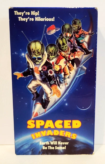 SPACED INVADERS VHS, 1990 Sci-fi Comedy Rare OOP £14.19 - PicClick UK
