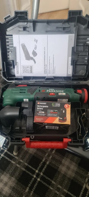 PARKSIDE CORDLESS MULTI-PURPOSE Tool 12V PAMFW 12 E4 with 12v battery ...