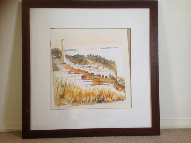 RON DUTTON (CYPRUS) Original Watercolour £180.00 - PicClick UK