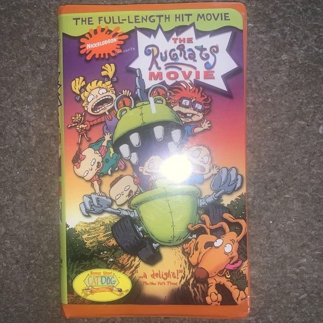 THE RUGRATS MOVIE 1998 VHS Nickelodeon Clamshell Chucky Phil Bonus Cat ...