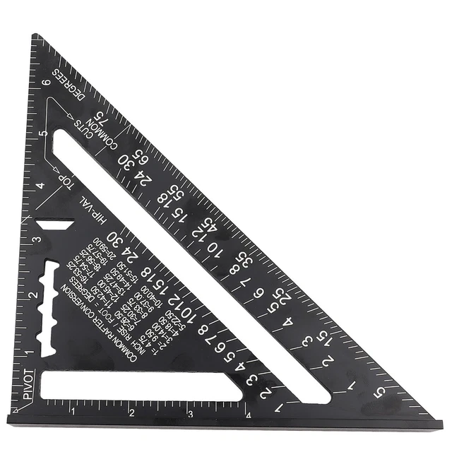 7 INCH BLACK Oxidation Roofing Angle Protractor Imperial HH0 $32.43 ...