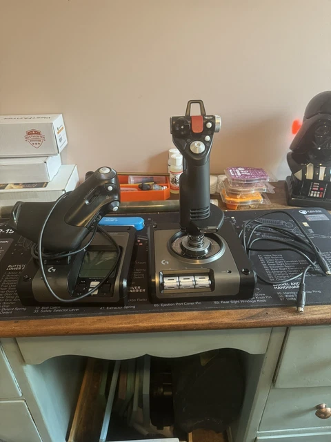 LOGITECH G SAITEK X52 Pro Flight Control System $80.00 - PicClick