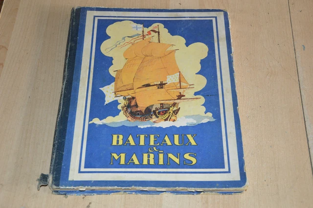 LIVRE BATEAUX ET MARINS / l'histoire de la marine - 1946 De St Quentin ...