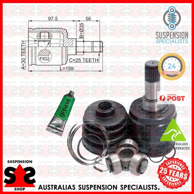 TRANSMISSION SIDE JOINT Kit, Drive Shaft Suit HONDA Civic 1.5 i 16V 4WD (EE2) EUR 67,94 ...