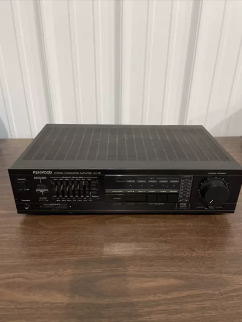 Kenwood Model Ka-76 Integrated Stereo Amplifier 100 Watt Per Channel 