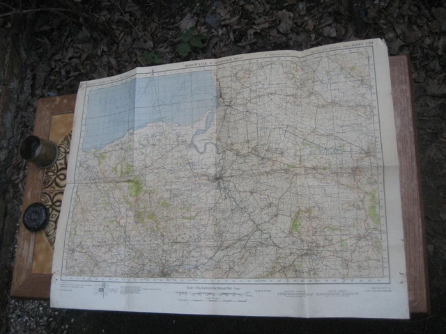 WW2 MAP, BRIDGWATER & Quantock Hills military map, British Army, Home ...