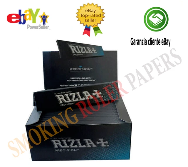 CARTINE RIZLA PRECISION King Size Slim - Lunghe Rolling paper, Total 50 ...