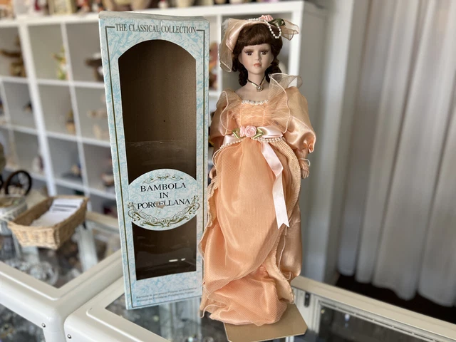 POUPON DE COLLECTION Porcelaine Poupée 58 Cm. en Parfaite Condition EUR 50,48 - PicClick FR