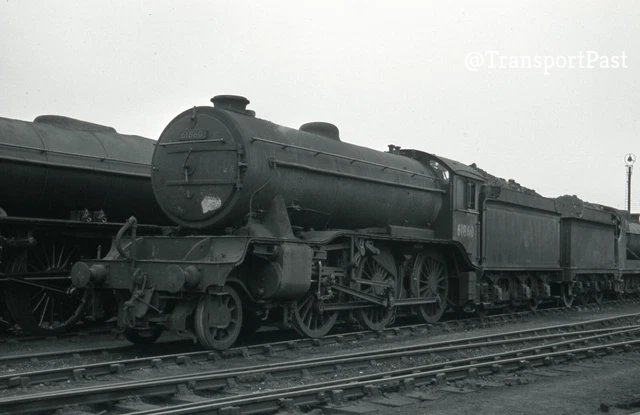BRITISH RAILWAYS STEAM Loco 61860 - 35mm Photographic Slide c/w ...