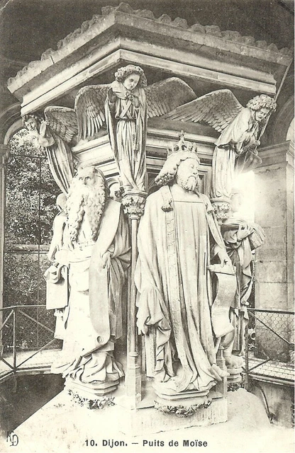 DIJON, PUITS DE Moise - Well of Moses - Posted 1909 £2.39 - PicClick UK