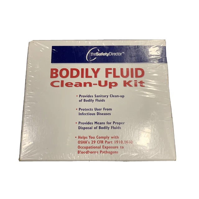 BODY FLUID CLEAN-UP Kit - Complete Kit (First Aid) Emergency Kit - Free ...