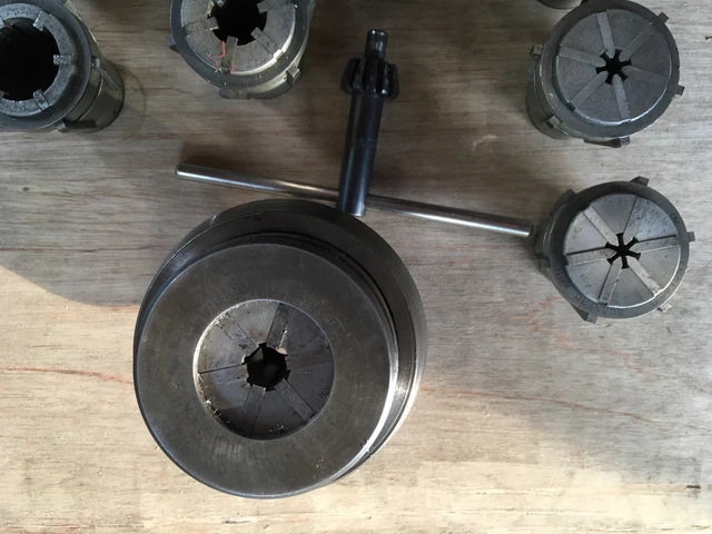 BURNERD COLLET CHUCK D1-3 With Collets And Key £400.00 - PicClick UK