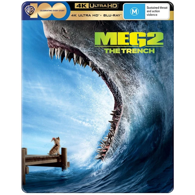 MEG 2 THE Trench 4K Ultra HD + Blu-ray Steelbook *NEW* REG B £44.98 ...