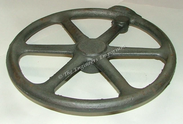 6& SCALE LIVE steam traction engine steering wheel casting model ...