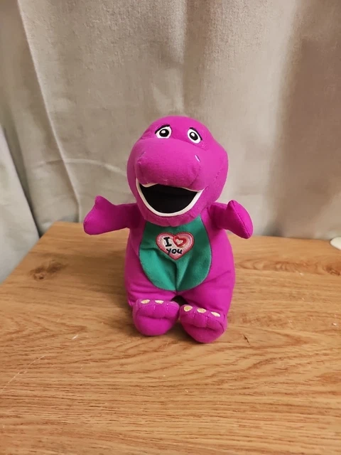 BARNEY THE DINOSAUR Singing I Love You Song Soft Toy Plush - VINTAGE ...