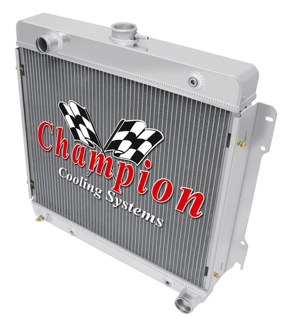 SUPER CHAMPION 2 Row All Aluminum Radiator for 1975 - 1978 Dodge B200 ...