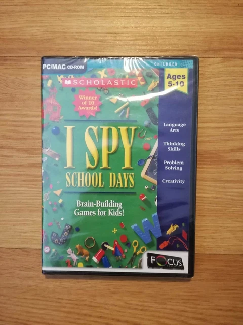I SPY SCHOOL Days Brain-Building Games for Kids AGES 5-10 PC/MAC £4.99 ...