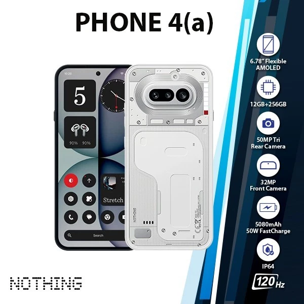 NOTHING PHONE 4(A) Android Mobile Phone (WHITE/12GB+256GB/Dual SIM ...