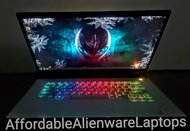 RARE LUNAR WHITE ALIENWARE M15 R3 i7 5GHZ CPU 16GB RAM 8GB NVIDIA GPU ...