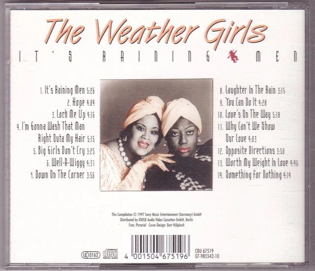 THE WEATHER GIRLS - It's Raining Men (CD 1997) EUR 1,99 - PicClick IT