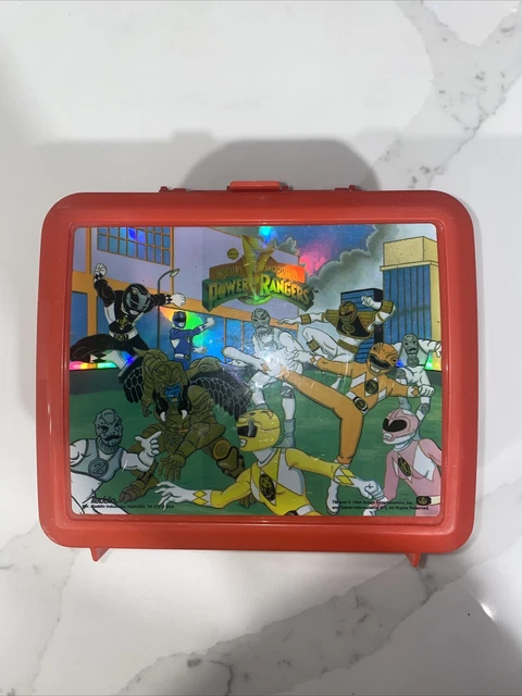 VINTAGE 1993 MIGHTY Morphin Power Rangers Lunch Box W/ 1994 Thermos ...
