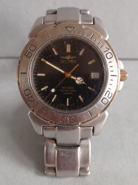 SECTOR ADV 4500 100 mètres Montre de Plongée Swiss Made EUR 50,00 ...