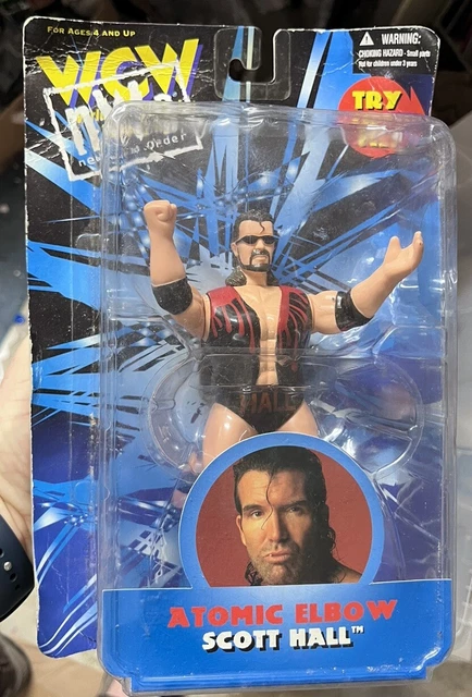 OSFT WCW NWO Scott Hall Wrestling Action Figure Atomic Elbow WWF WWE ...