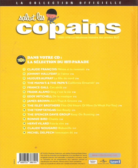 LIVRET + CD "Claude François" Salut les copains Année 1966 EUR 5,75 ...