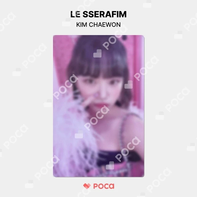 [LE SSERAFIM KIM CHAEWON] FEARLESS (version japonaise.) CARTE PHOTO MD Officiel EUR 7,96 ...