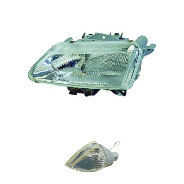 PHARE HALOGÈNE DROITE pour Renault Laguna Année 11 / 93-04/98 H1+H1 ...