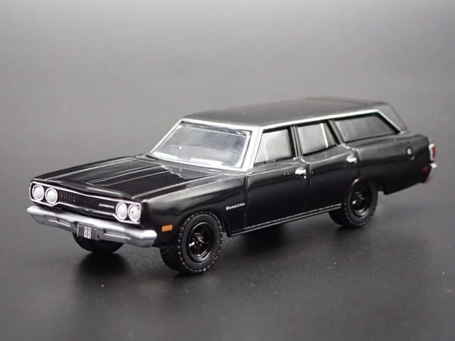1970 70 PLYMOUTH Satellite Break Avec / Attelage 1:64 Echelle Voiture ...