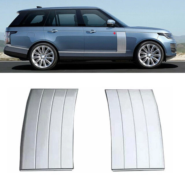 SILVER SIDE FENDER Vent Grille Molding Trim Fit For Range Rover Vogue ...