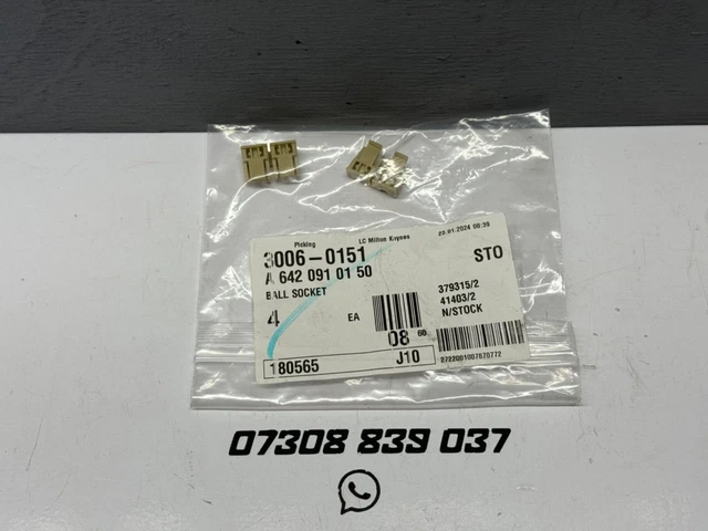 NEW GENUINE MERCEDES-BENZ OM642 Inlet Port Shut-Off Motor Clips X2 ...