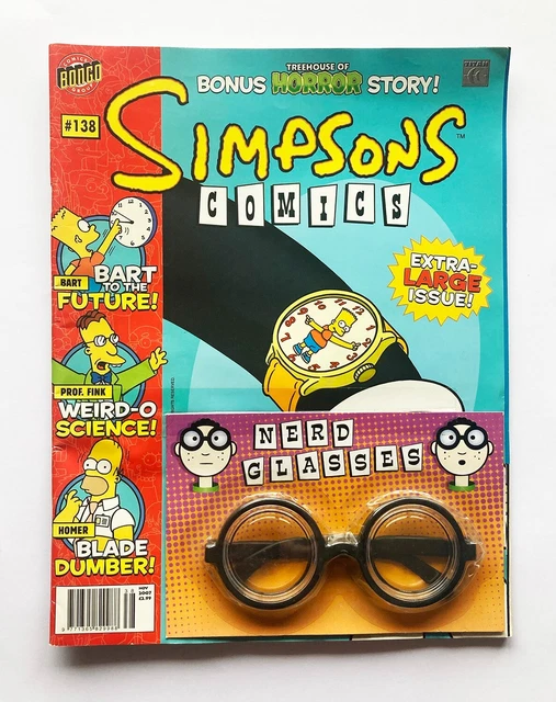 THE SIMPSONS COMICS Issue #138 WITH GIFT - November 2007 Bongo Comics EUR 5,88 - PicClick IT