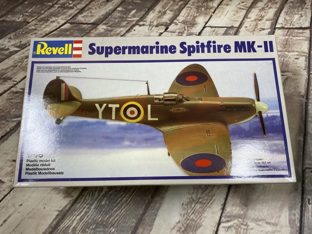 SUPERMARINE SPITFIRE MK-II Revell 1/48 4324 Model Kit £9.00 - PicClick UK