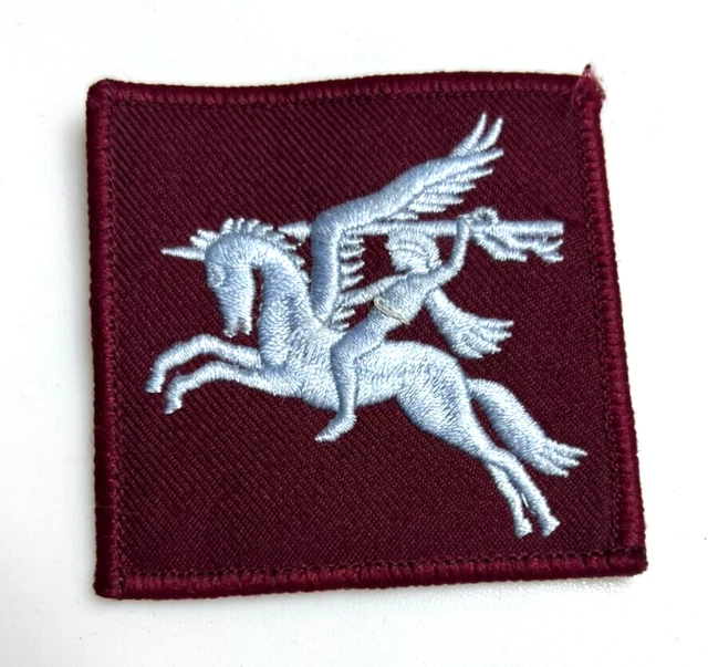 BRITISH ARMY PARACHUTE Regiment Pegasus Patch 1990's onwards 65 x 65 mm ...