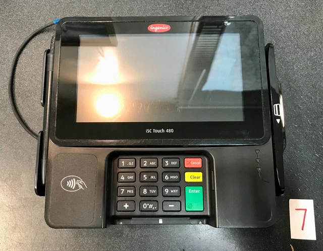 INGENICO ISC480 CREDIT Card Contactless Payment Terminal (ISC480 ...