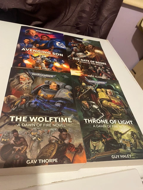A DAWN OF Fire Collection, Warhammer 40k Guy Haley, Andy Clark Fav ...