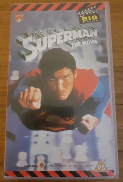 SUPERMAN THE MOVIE (1978) Christopher Reeve VHS Video Tape LIKE NEW ...